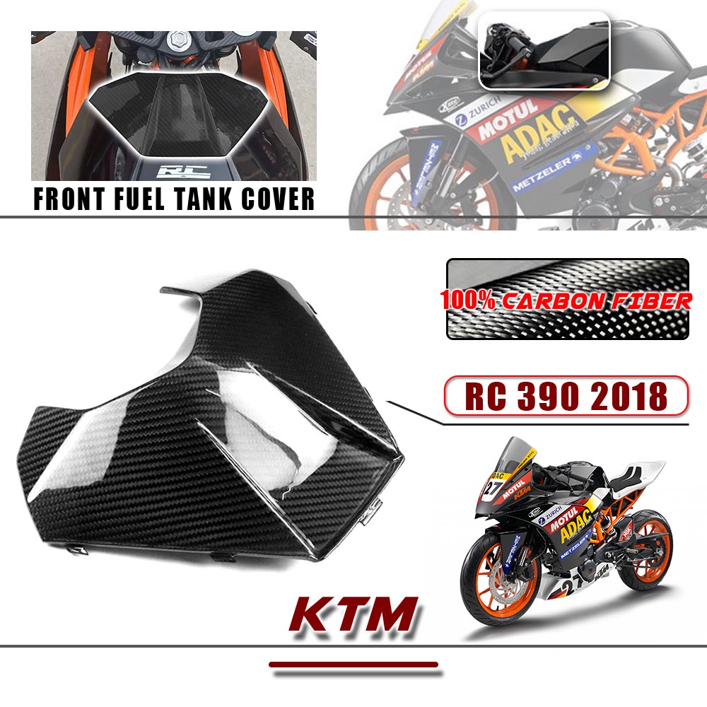 For KTM RC390 2018 2019 20220 2021 2022 100% Carbon Fiber Front Tank ...