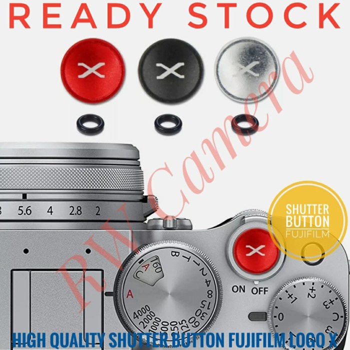 TOMBOL Shutter Button Logo X Fujifilm Button Fuji XT20 XT2 XT3 XPRO XE2 XE3 Buton Shuter XT4 XT5 ...