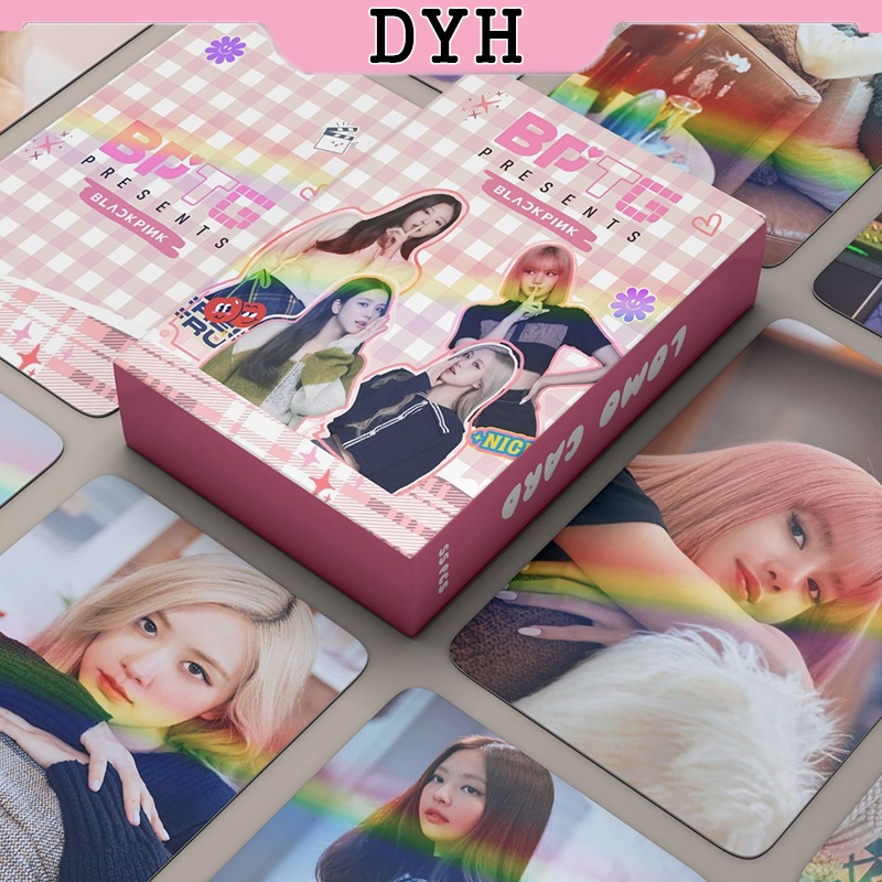 55pcs/box BLACKPINK Laser Card Photocard BPTG Album KPOP LOMO Card ...