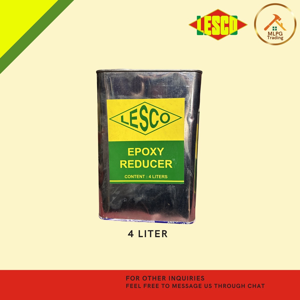 LESCO Epoxy Reducer (4 Liters) | Shopee Philippines