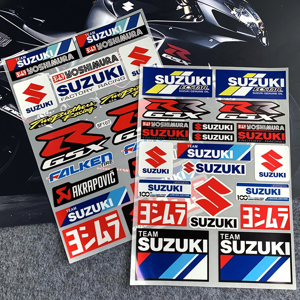 SUZUKI-For Reflective Car Motorcycle Whole SET Sticker Decals Suzuki ...