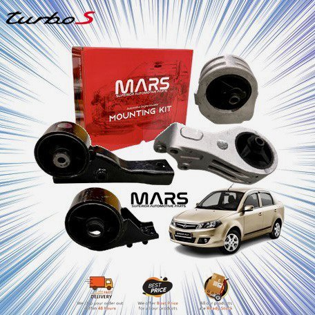MARS ENGINE MOUNTING FULL SET - PROTON SAGA FLX 1.3 / 1.6 , AUTO ...
