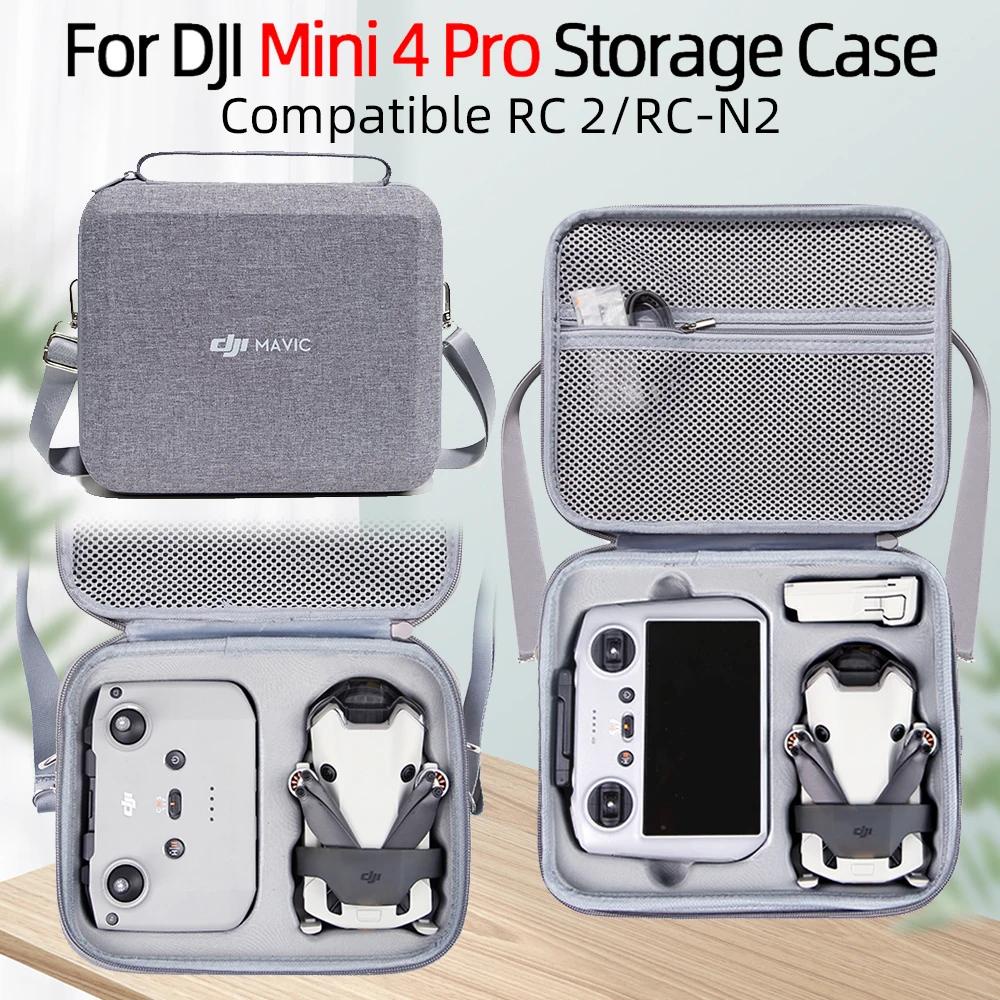 For DJI Mini 4 Pro Storage Case RC2/RCN2 Remote Control Accessory ...