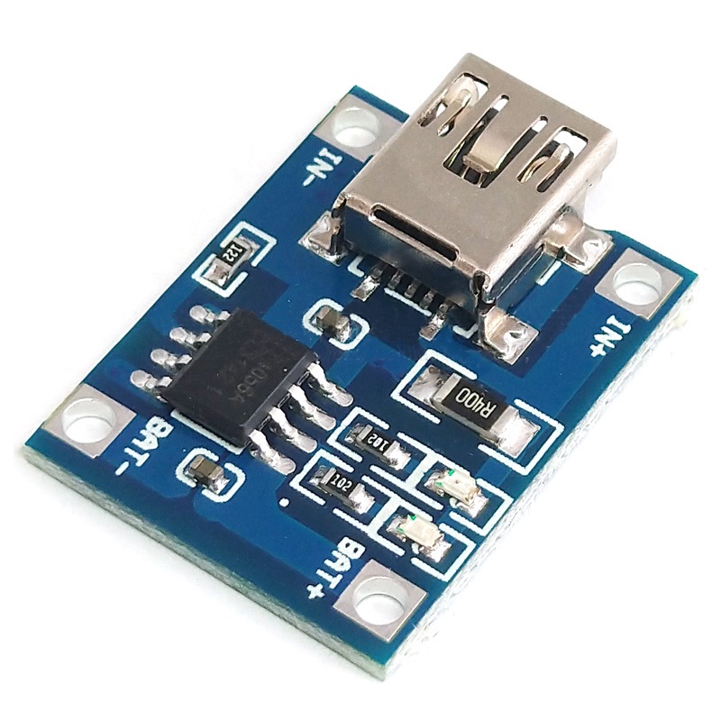 Lithium battery charger Mini USB interface TP4056 1A lithium battery ...