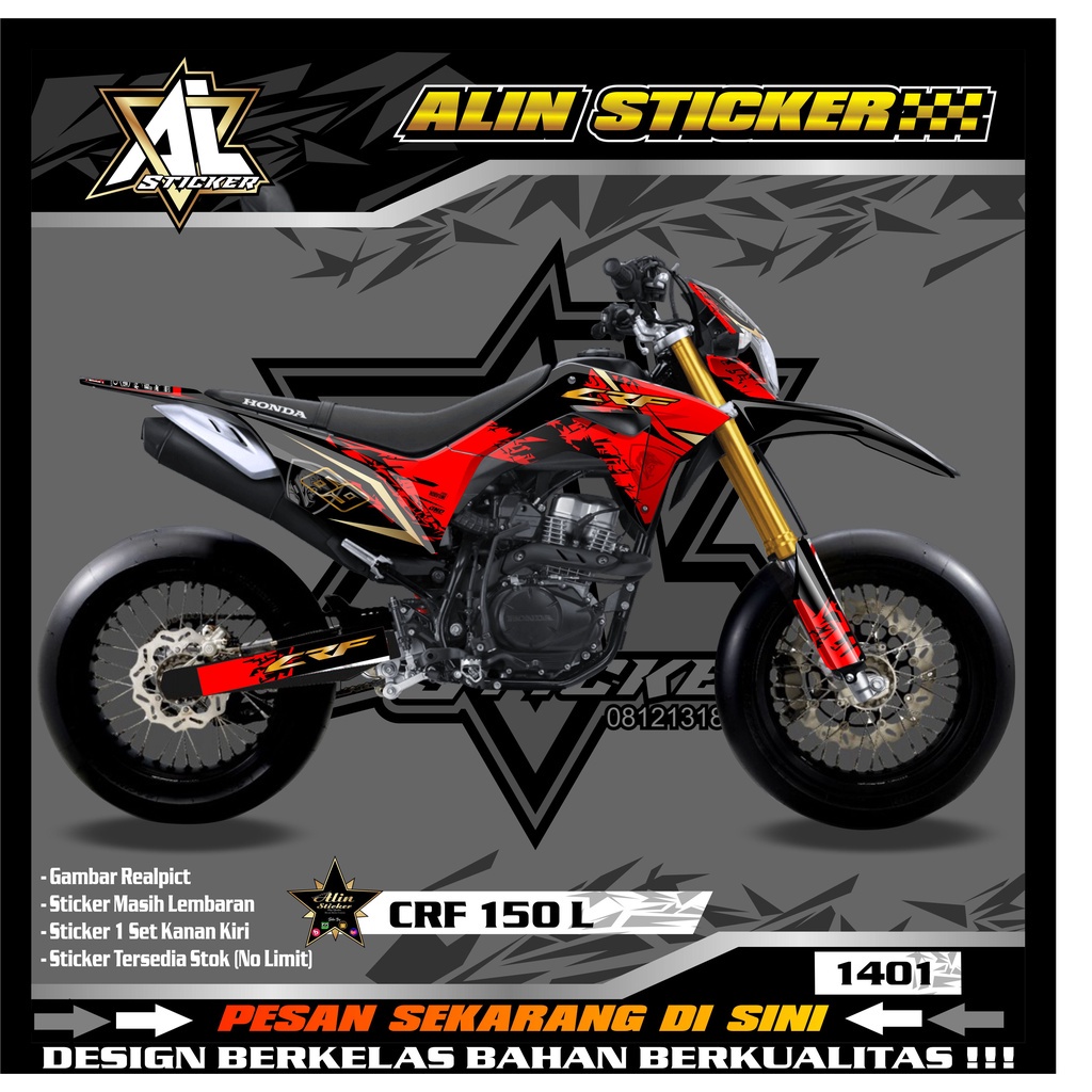 1401 DECAL STICKER CRF 150 L FULL BODY Variation RACING | Shopee Philippines