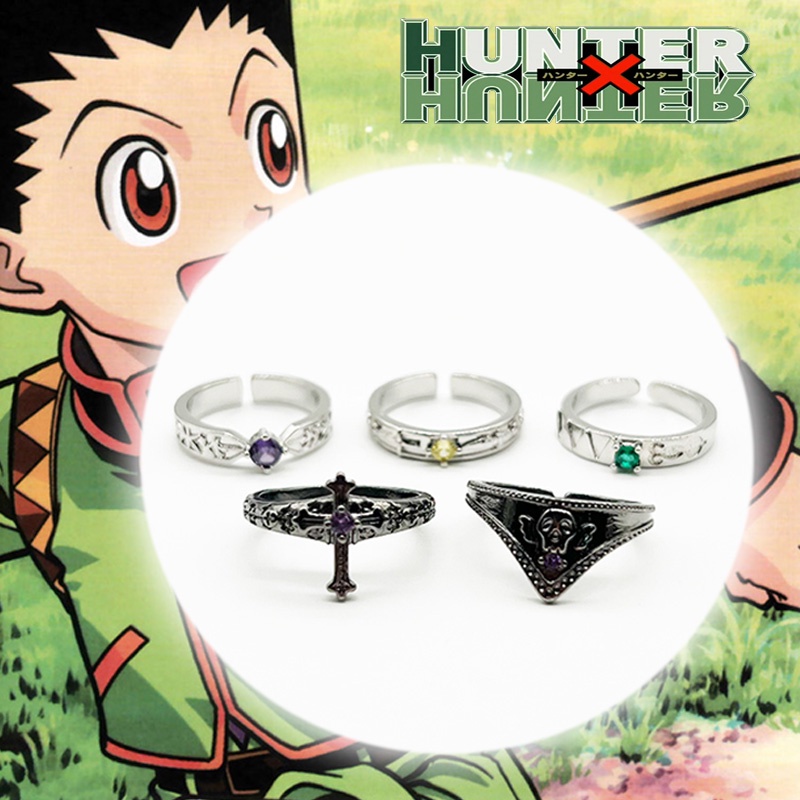 Anime Hunter X Hunter Ring Phantom Troupe GON Killua Kurapika Chrollo ...