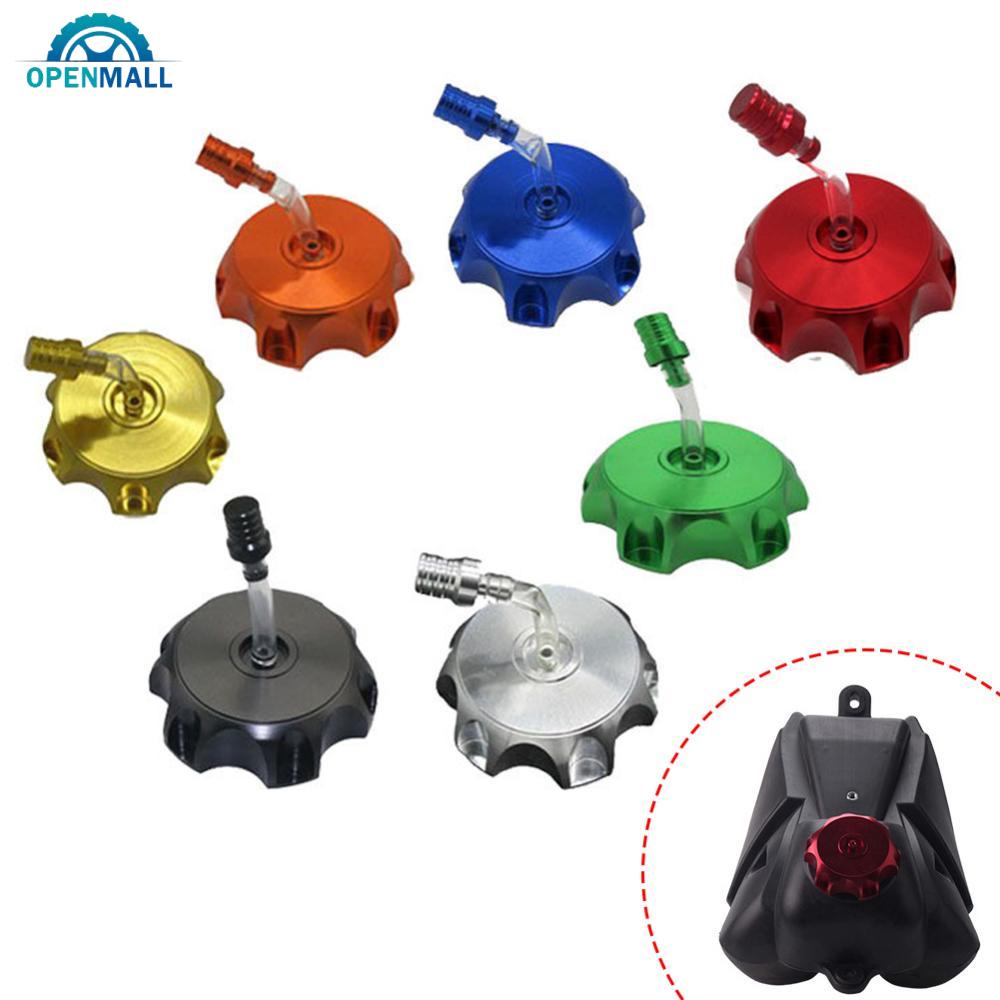 OPENMALL Universal CNC Motorcycle Fuel Tank Cap Aluminum For 70cc 110cc ...