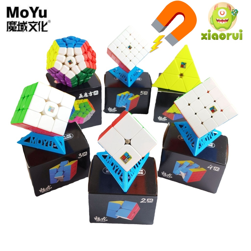 MoYu Meilong Magnetic Speed Cube 2x2 3x3 4x4 5x5 Pyramid Megaminx M Mgaic Cube Competition and ...
