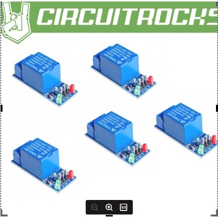 Circuitrocks Relay Module 10A 1 Channel 5 pieces | Shopee Philippines