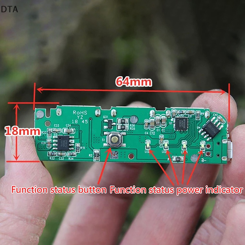 DTA 3 Way USB Charger Module Circuit Strip Output 5V 3A Suitable For ...
