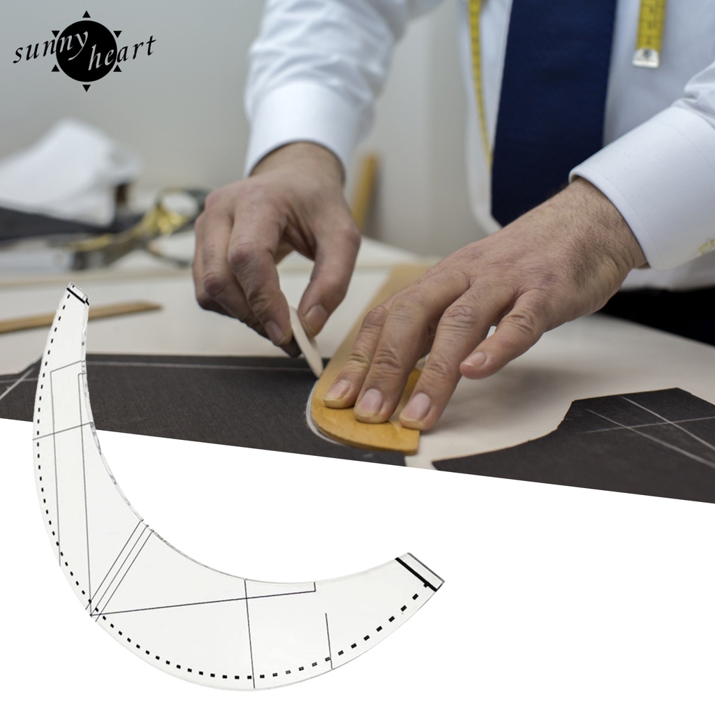 SYS-Sewing Ruler Anti-deformed All Matched PET Sturdy Curved DIY ...