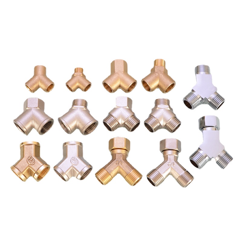 Y-type Inner Thread Three-Way Joint DN6/8/10/15 Inner Outer Three Outer ...