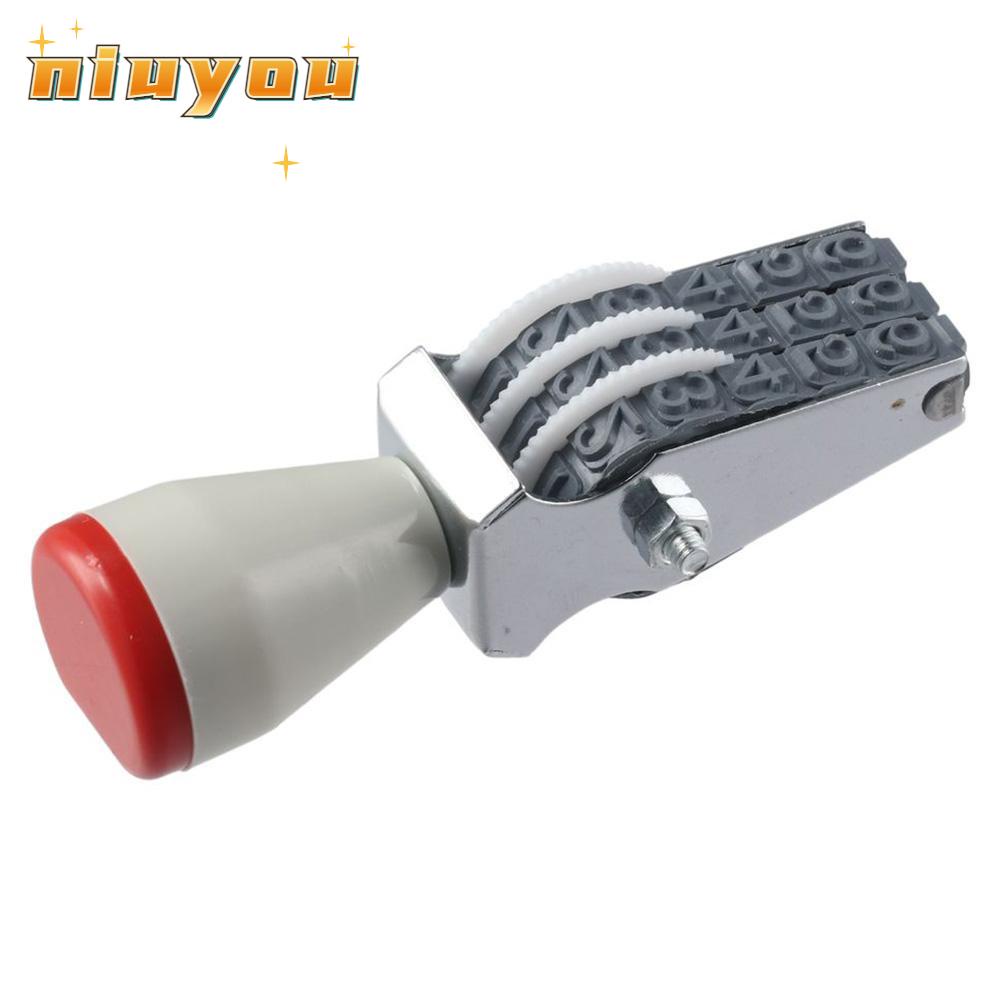 NIUYOU Number Stamp, Changeable Personalized Roller Stamps, Multi ...