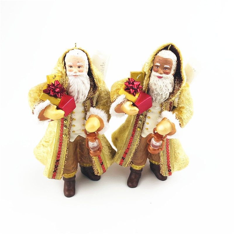 Hallmark Santa action figure Lantern Doll Model Christmas Doll Toy ...