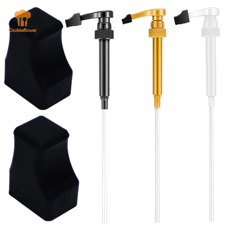 CKFR 10Pcs Coffee Syrup Pump Tip Cap Covers Pourer Cap Syrup Covers ...