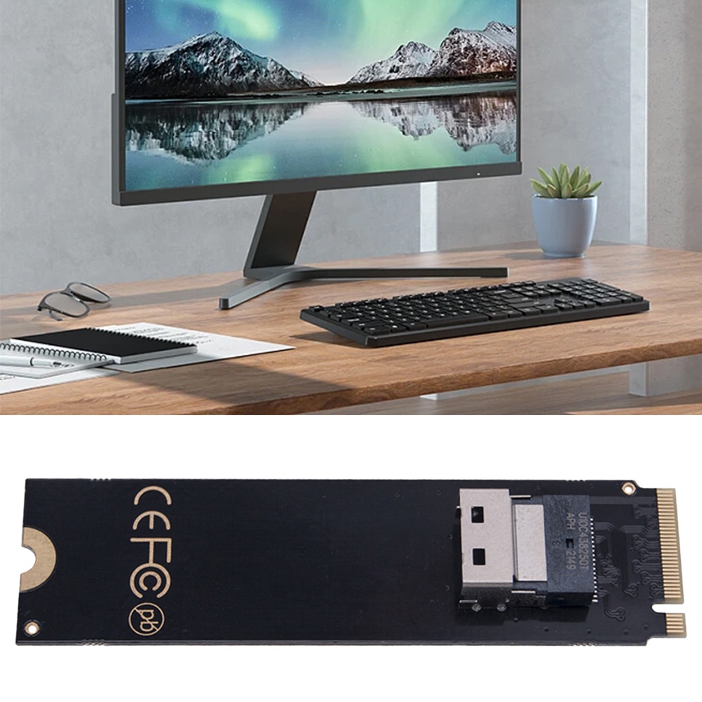M.2 NVMe To Slimline SAS SFF-8654 Adapter PCIe SSD Adapter Card for ...