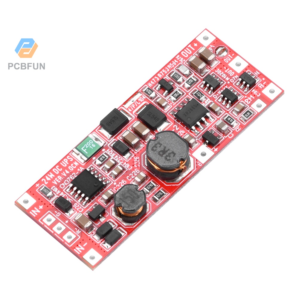 Pcbfun Dc 12v/15v 24w 18w Ups Power Supply Module Uninterruptible Power ...