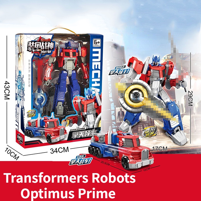 Transformers Robots Optimus Prime Transformer Toy For Kids Children ...