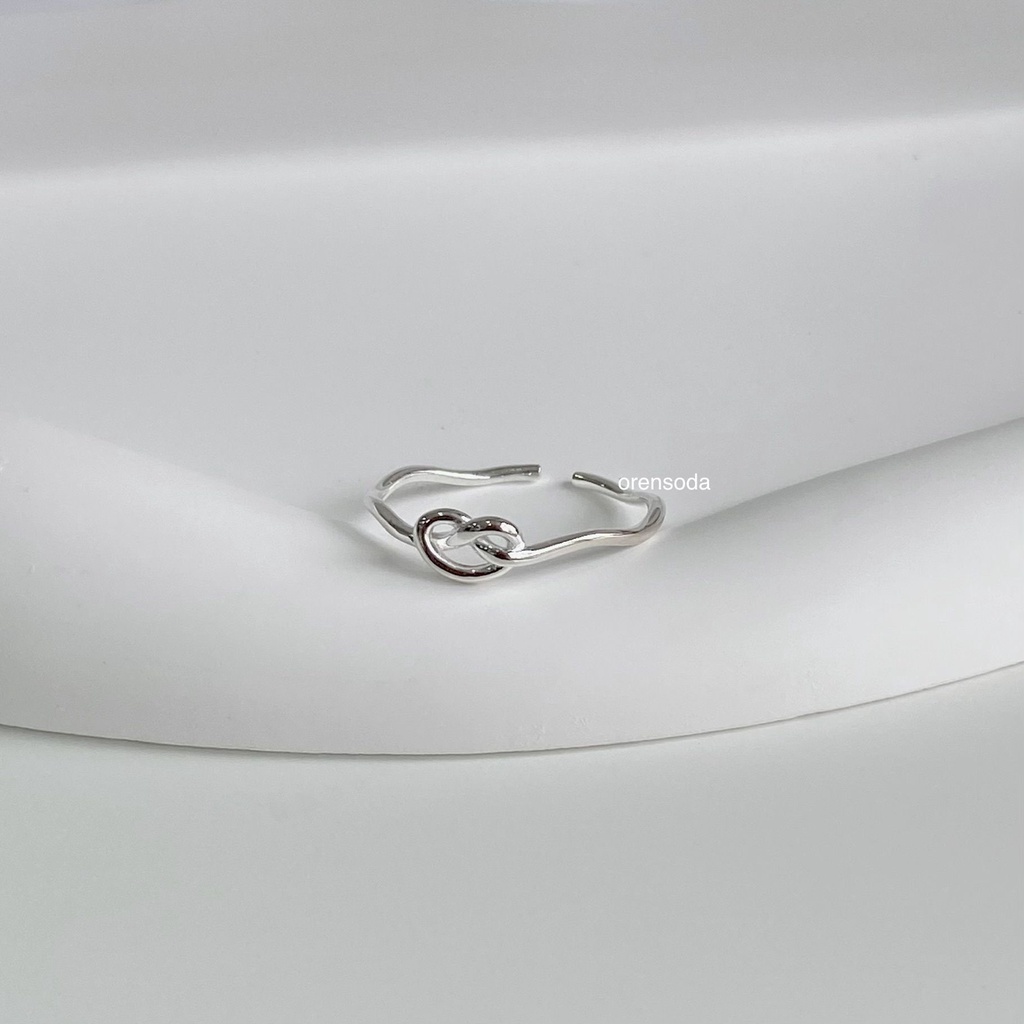 S925 Mini Pretzel ring | Shopee Philippines