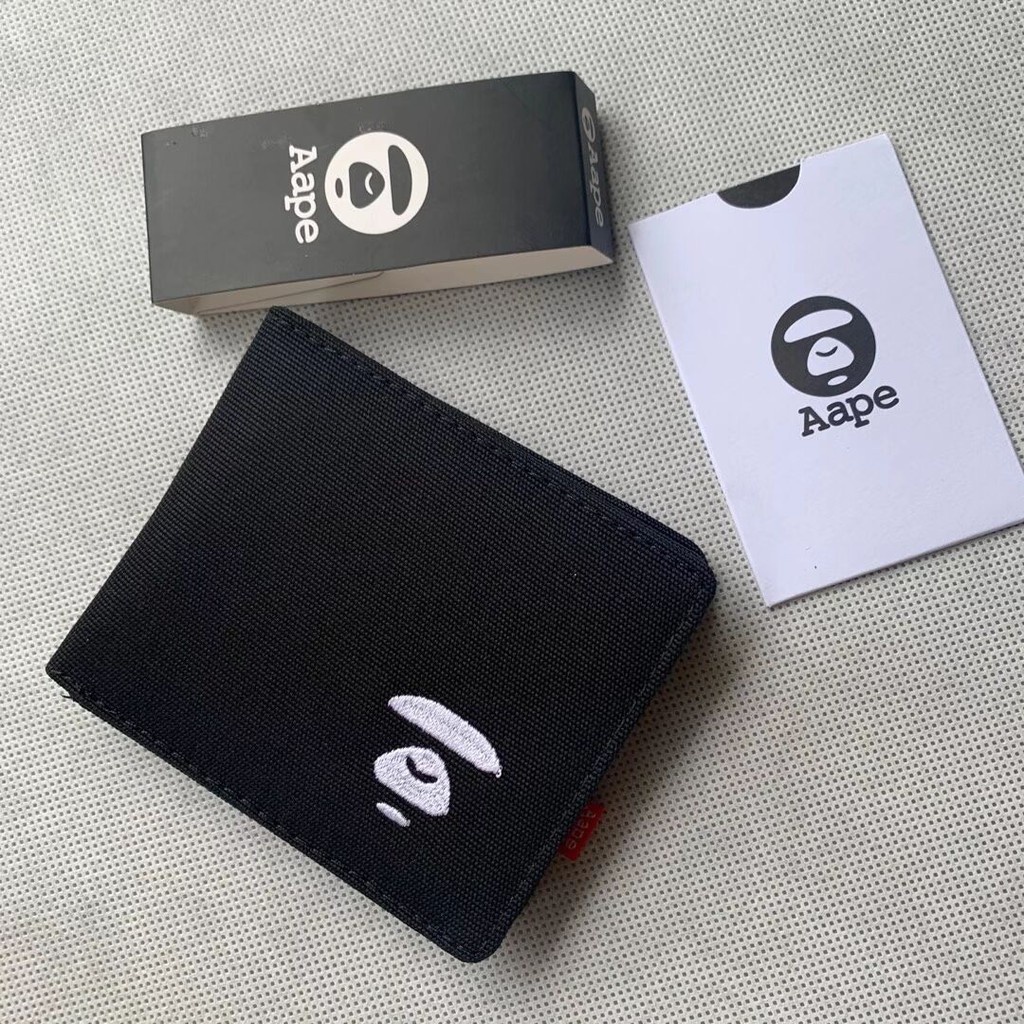 Bape Wallet Classic Short Wallet Men Card Holder Wallet Student Wallet ...