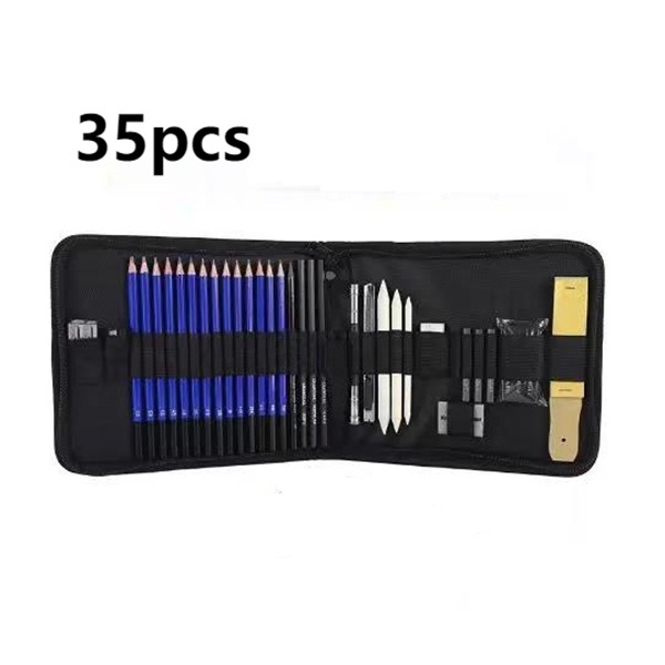 41pcs/set Professional Drawing Kit Pencils Sketch Charcoal Pencil ...