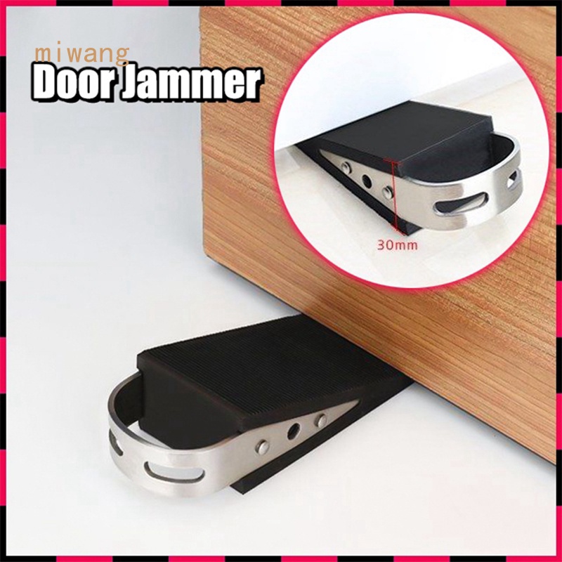 Block Guard Door Stopper Wedge Anti Skid Heavy Duty Safety Silicone ...