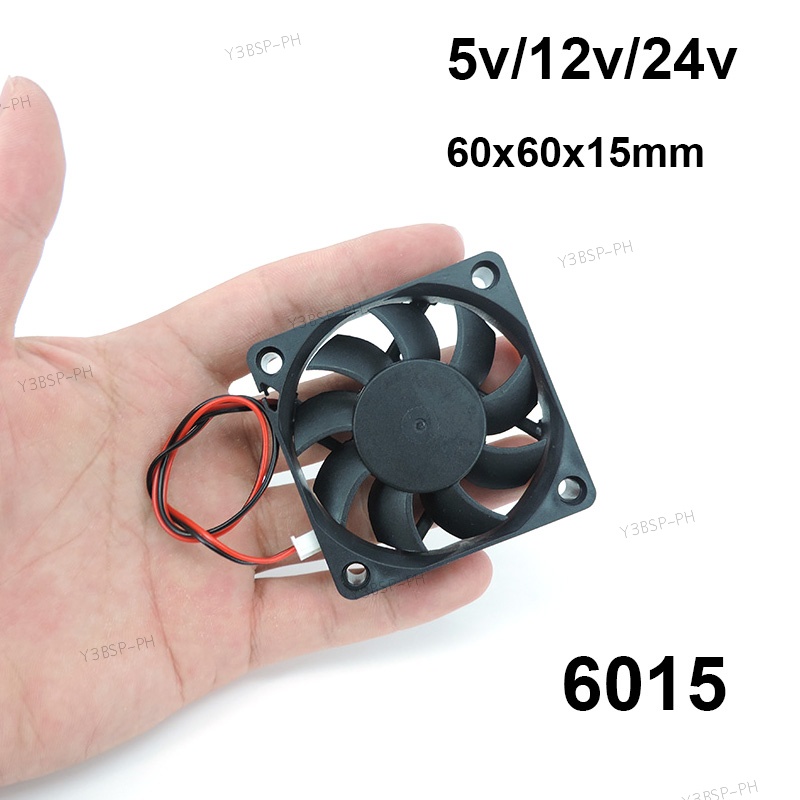 6cm DC 5V 12V 24V 60mm 6015 Fan 6cm Cooling Fan Cooler Computer PC CPU Case Power Supply XH2.54 ...