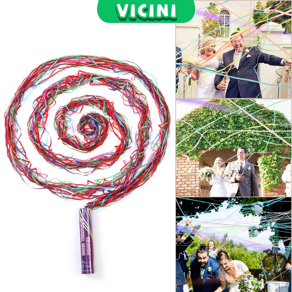 Colorful Hand Throw Streamer Party Throwing Confetti Wedding Streamer ...
