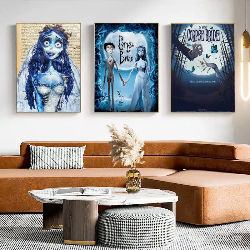 Babaite The Corpse Bride Poster Kraft Poster Kraft Paper Vintage Poster ...