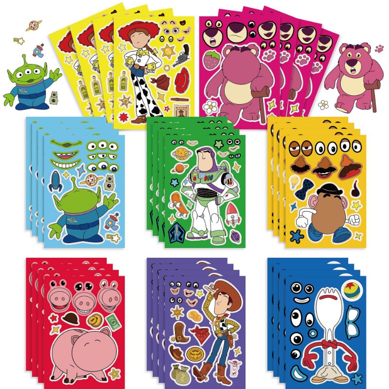 Toy Story Graffiti Stickers Child Anime Cartoon Toy Decals Parent-kid ...