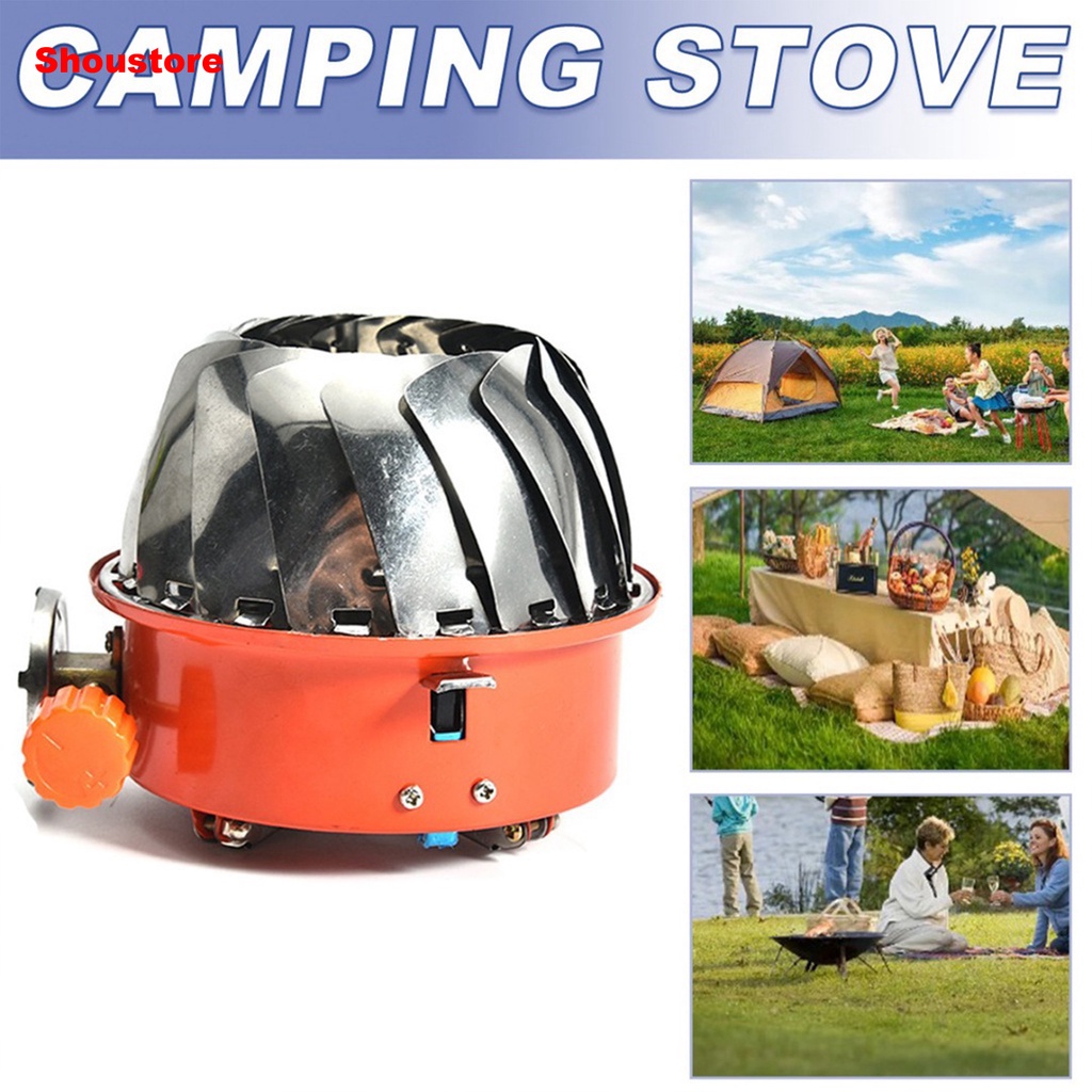 Outdoor mini small square stove gas stove cassette stove picnic cooker ...