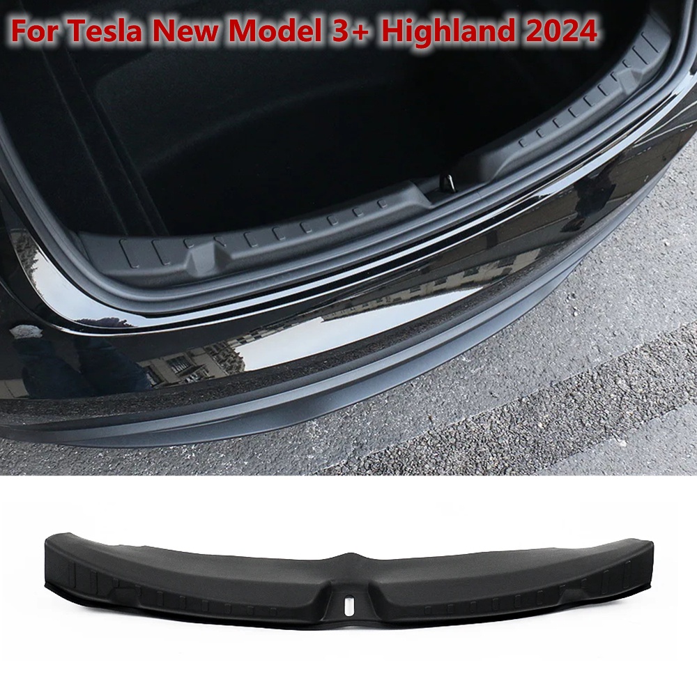 For Tesla New Model 3 Highland 2024 Trunk Threshold Strip TPE Model 3 ...