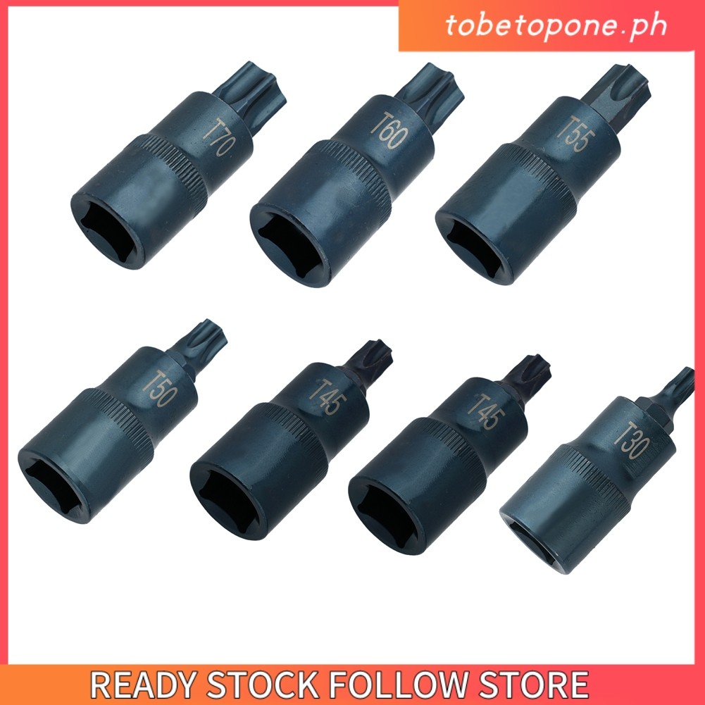 TBTOPONE ️ for Torx Screwdriver Bit Tool 1/2inch Socket Bits Adapter ...