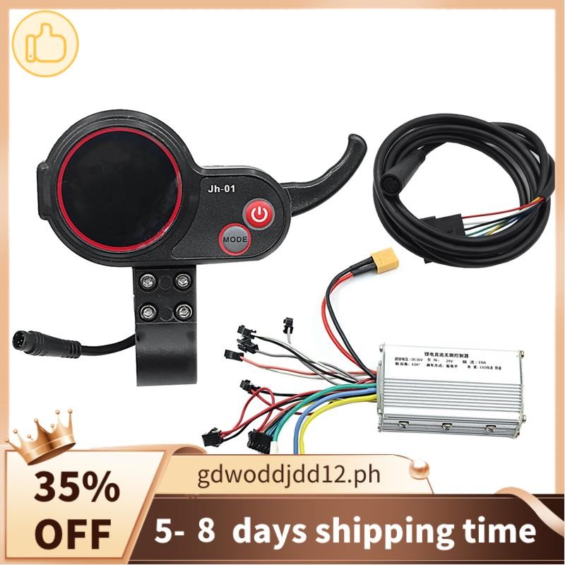 JH-01 Plastic Meter Dashboard LCD Display 6PIN+36V 19A Brushless ...