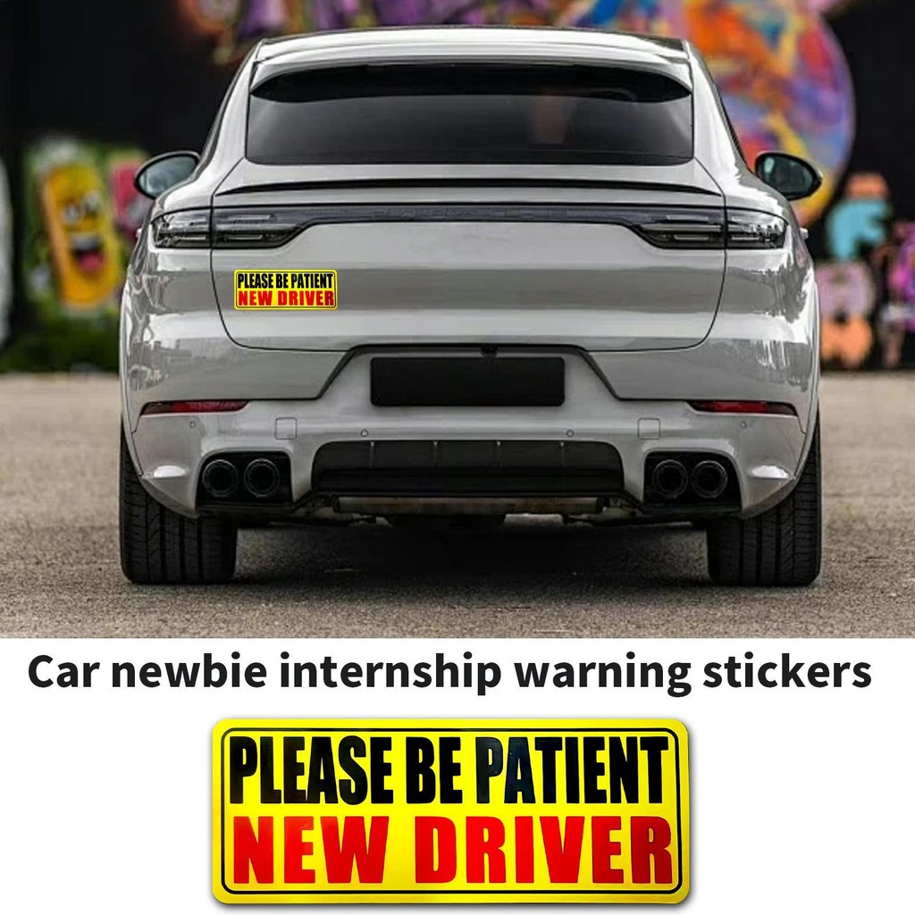 Student Driver Sticker Magnet for Car New Driver Decal 9x4 Inches ...