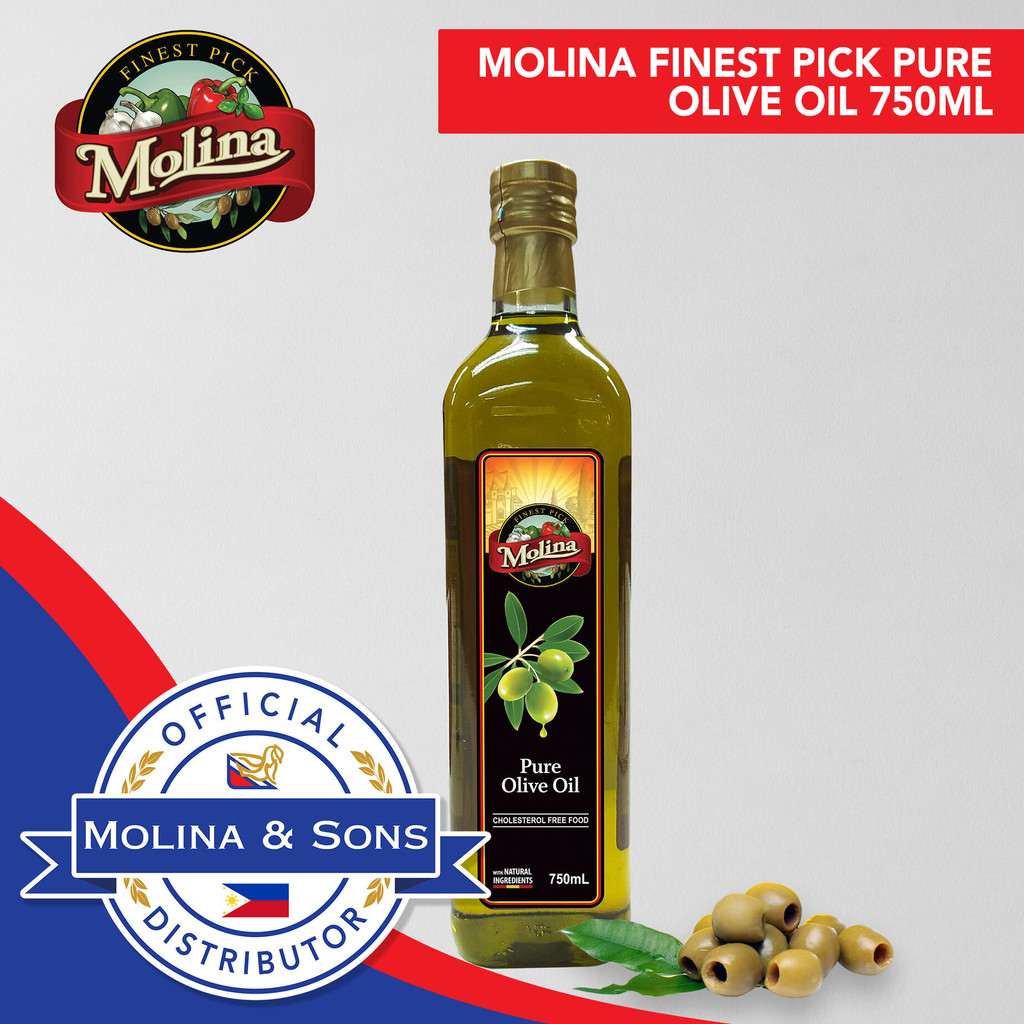 MOLINA FINEST PICK PURE OLIVE OIL 750ML | Shopee Philippines