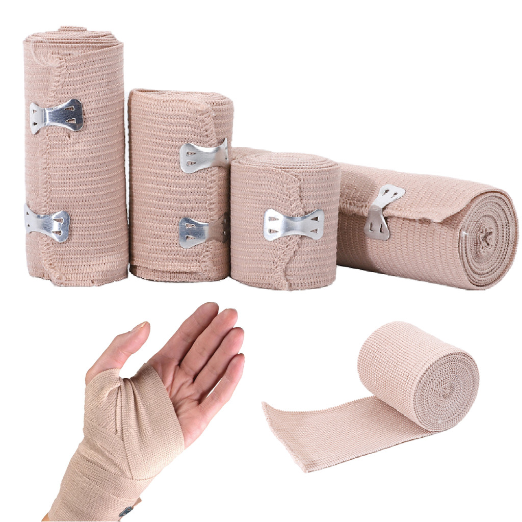 Elastic Bandage Benda 2/3/4/6 inches Pilay Wrap First Aid Kit Emergency ...