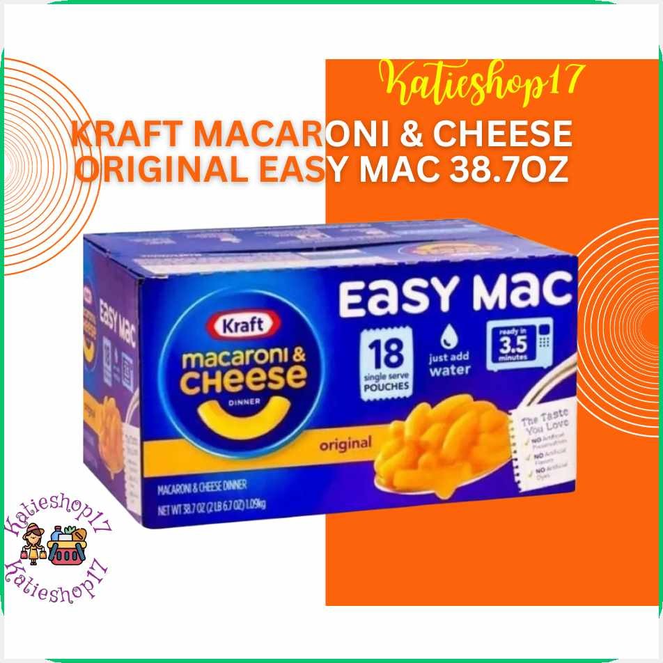 Kraft~jW$Macaroni>k+&B&Cheese`k&Original`Ej&Easy`ED&Mac`PG&38.7oz(18`Sp ...
