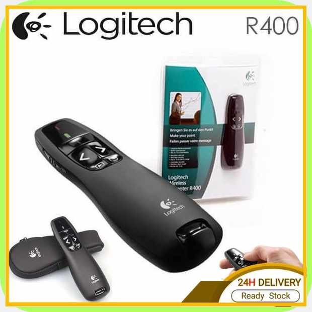 [COD]:i]Logitech&v`R400`Q&Wireless`D&Presenter`I&2.4GHz`e&Red`a&Laser{Z ...