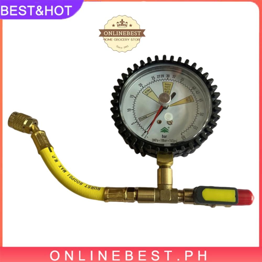 Air Conditioner Nitrogen Pressure Gauge Regulator for R134a R22 R407C R410A | Shopee Philippines