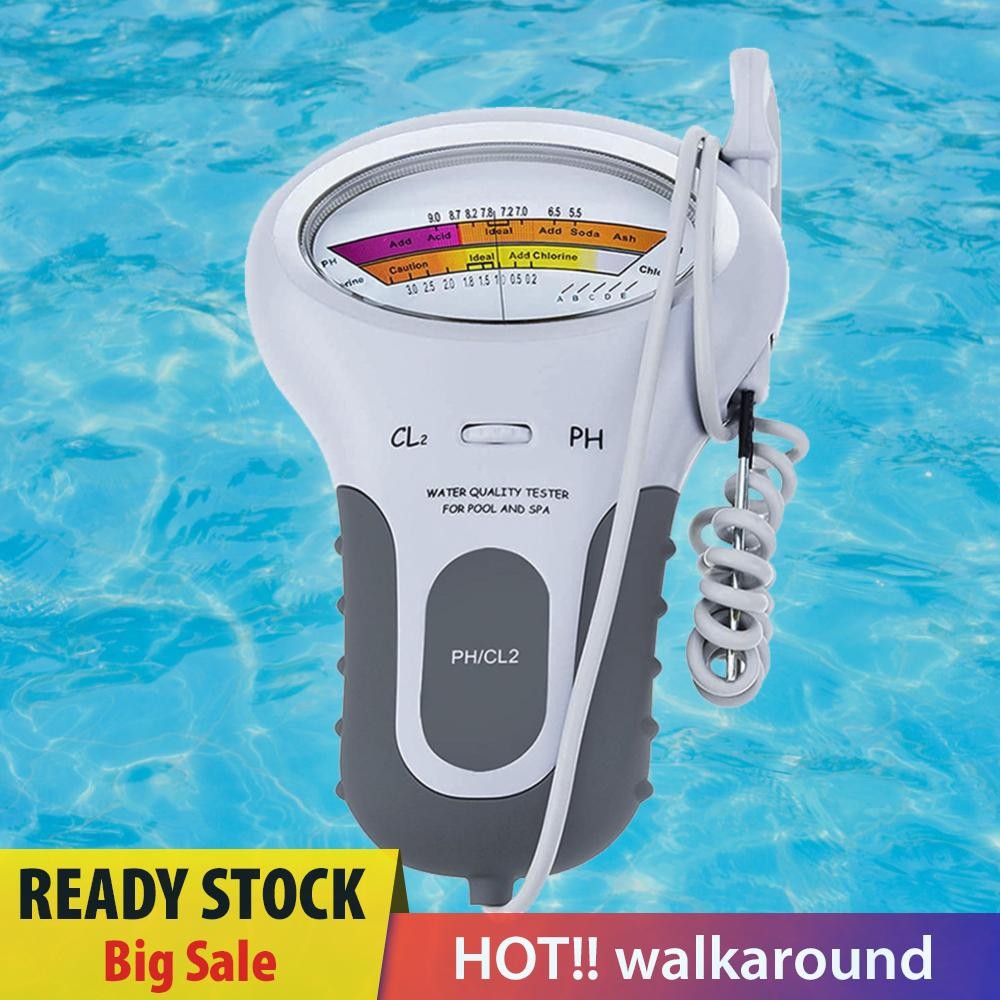 PH Tester Professional Water Chlorine Tester Water Monitor for Swimming ...
