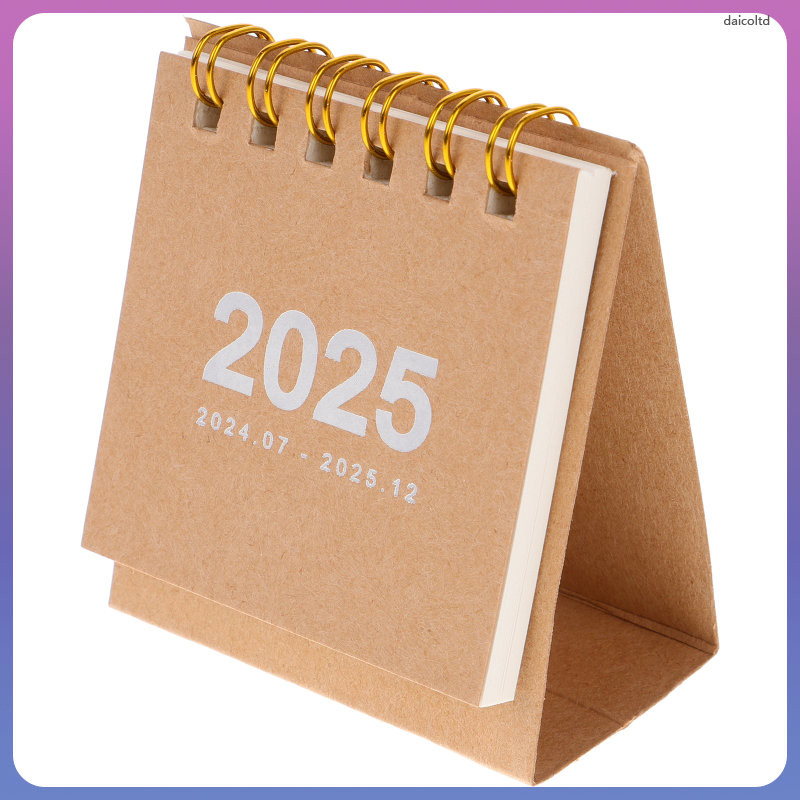 Mini Desk Calendar Creative 2024-2025 Mini Calendar Freestanding Small ...