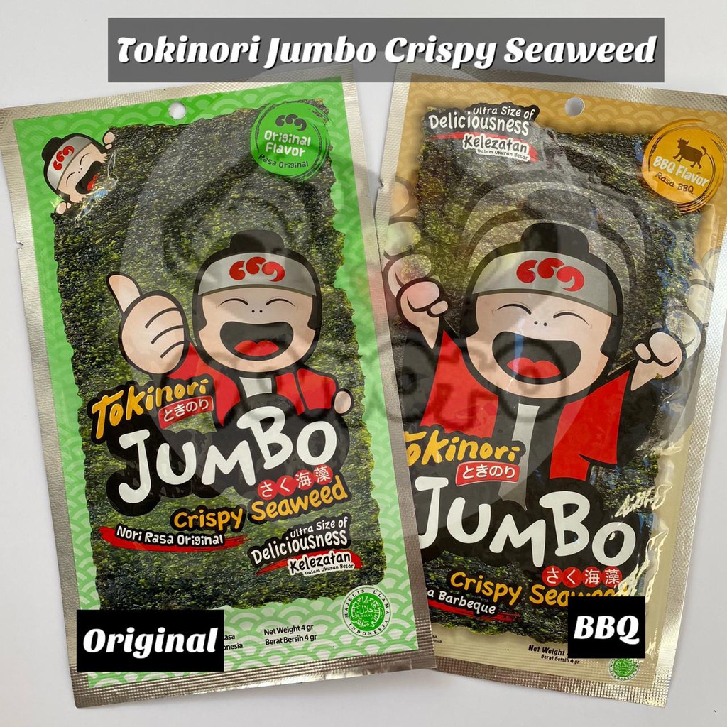 Tokinori JUMBO Crispy Seaweed/HALAL Seaweed Nori Snack | Shopee Philippines