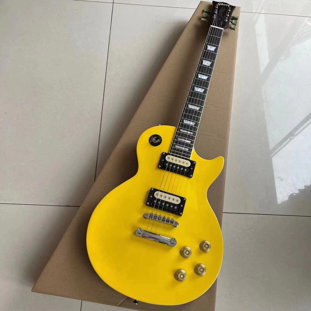 Gibson Les Paul Custom Electric Guitar WhiteBurst Flame Maple Top 28 Species Are Choose | Shopee ...