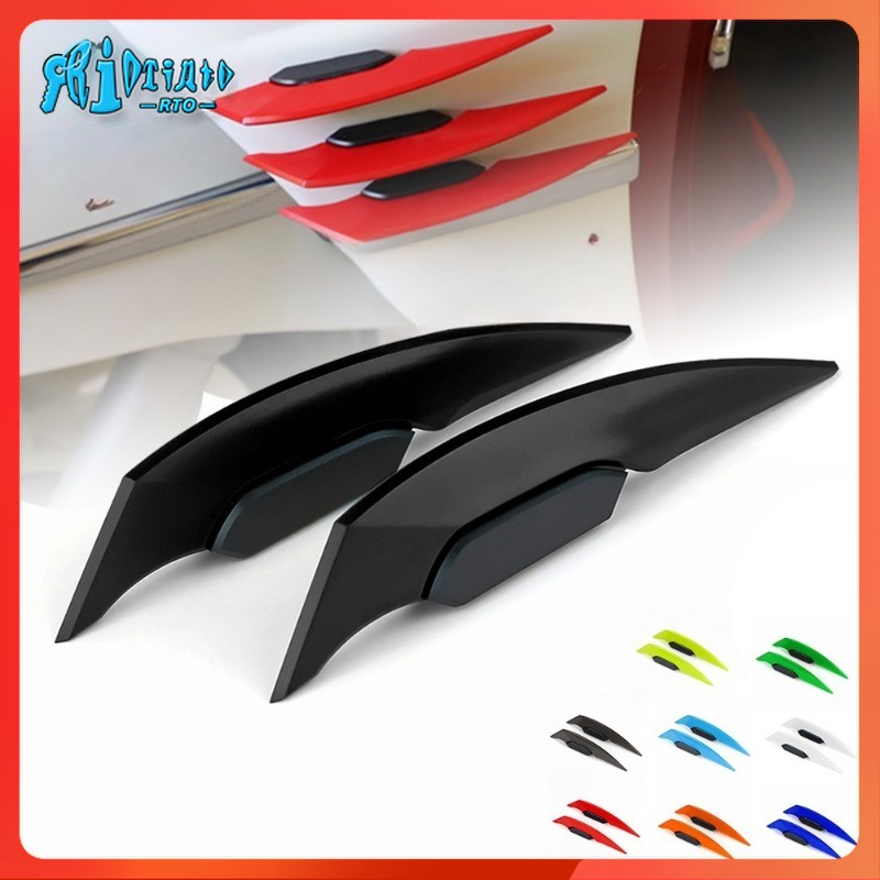 RtoMP Pair Universal Motorcycle ABS Side Winglets Anti-scratch Claws ...