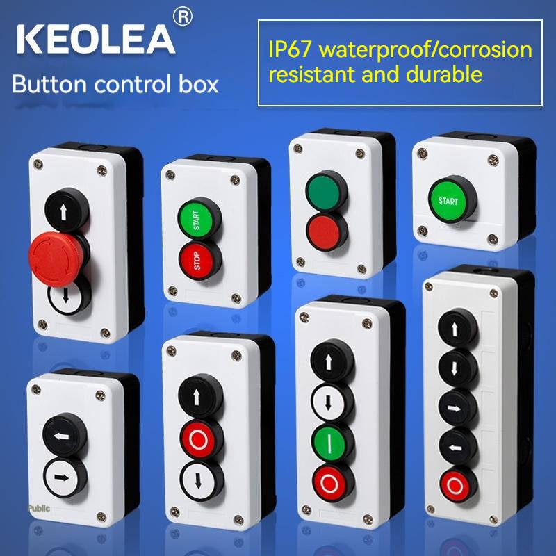 Push Button Switch Power Control Box Emergency Stop Start Stop 22mm ...