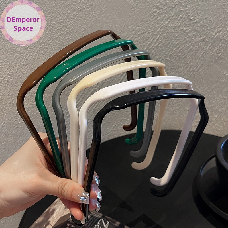 OEmperor 1/2Pcs Invisible Thick Curly Hair Hoop Hair Medium Hairstyle ...