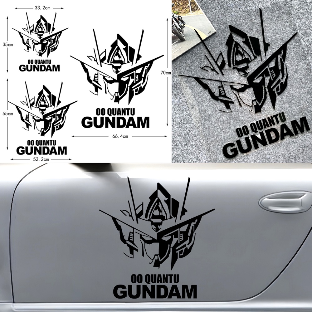 1PCS GUNDAM Car Sticker Waterproof Gundam Cartoon Decals Car ...