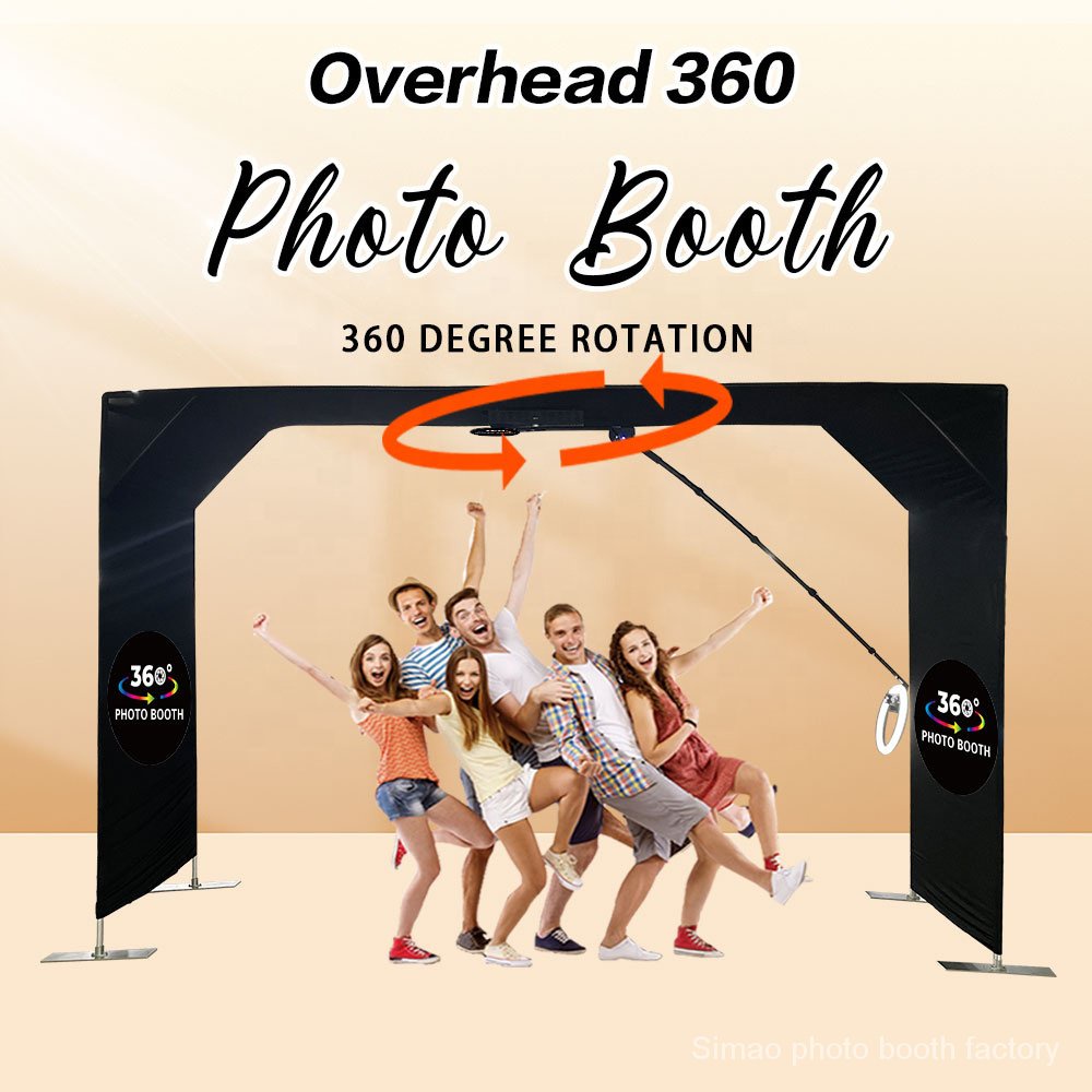New Sky360 Sky Portable Over Head Photo Booth Spin Video Photobooth ...