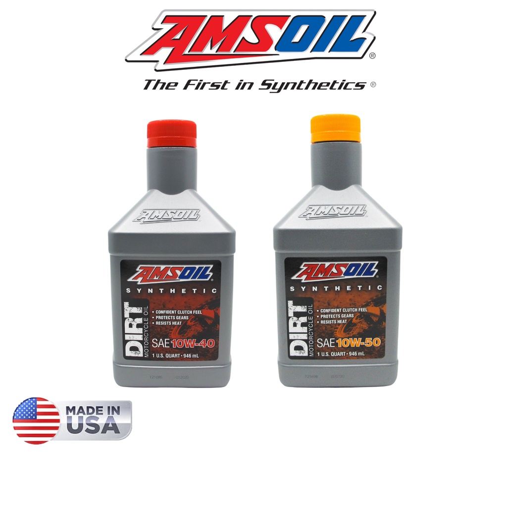 AMSOIL Dirt Bike Engine Oil Fully Synthetic 10w40, 10w50 | Shopee ...